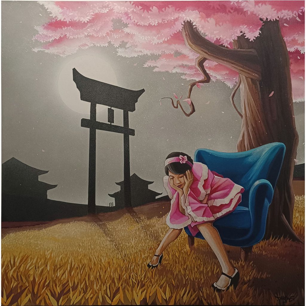 Pakone et le hanami - Comoedia